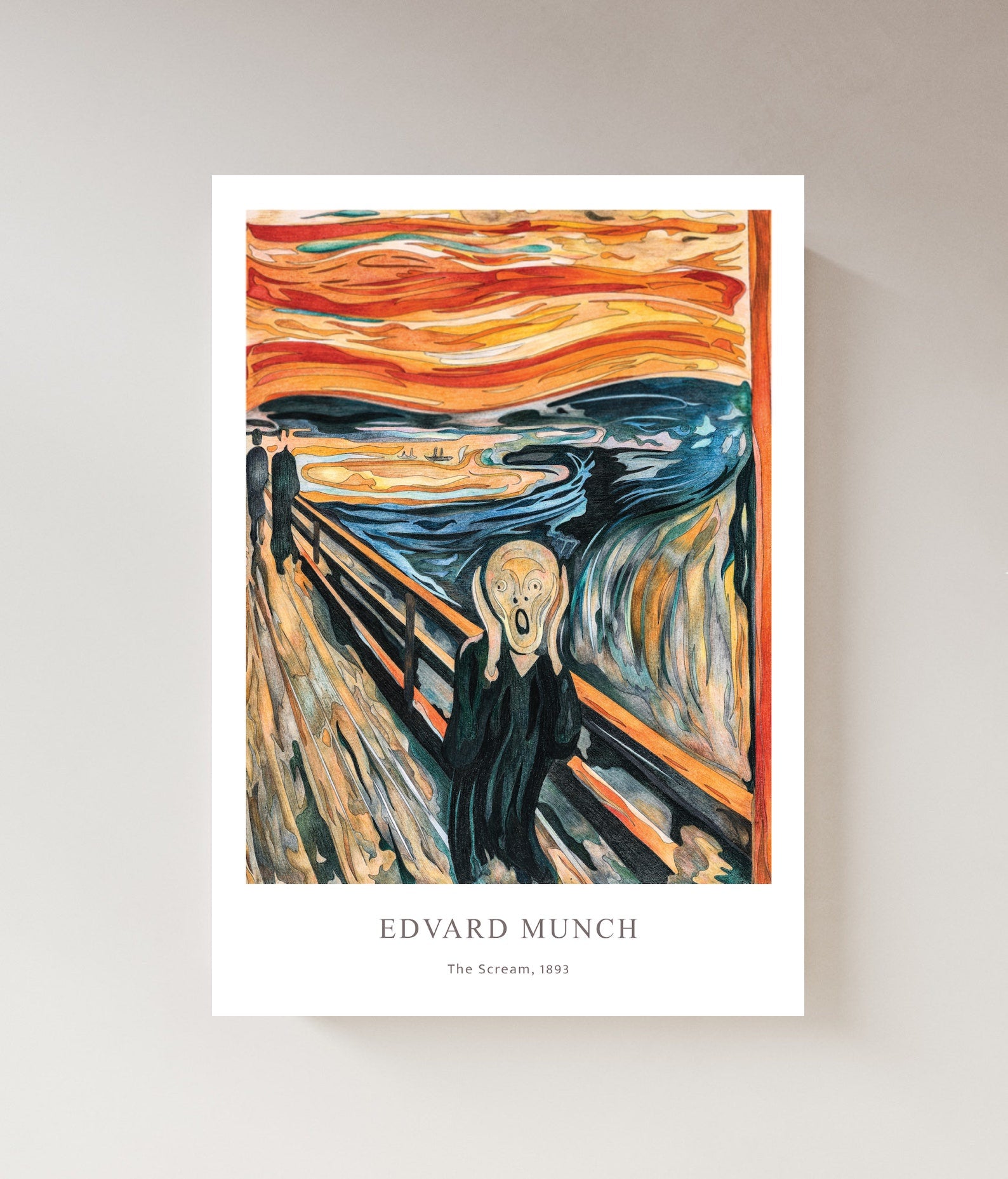 Edvard Munch The Scream Original 1893 The Scream (painting By Edvard