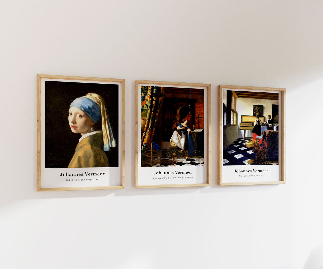 Johannes Vermeer Set | Gallery Wall | Set of 3 – Studio93