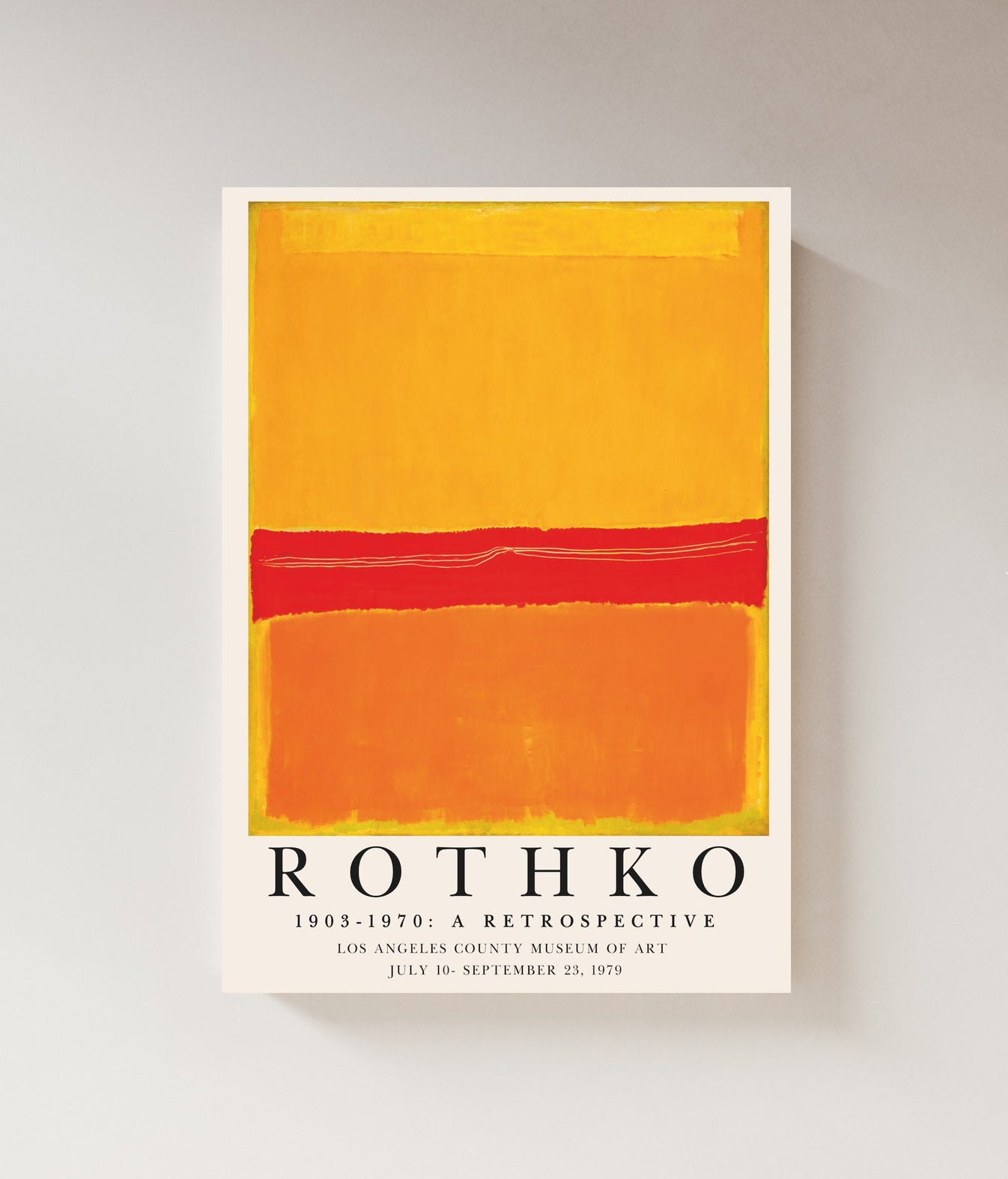 A Retrospective: 1903 - 1970 LACMA | Mark Rothko – Studio93