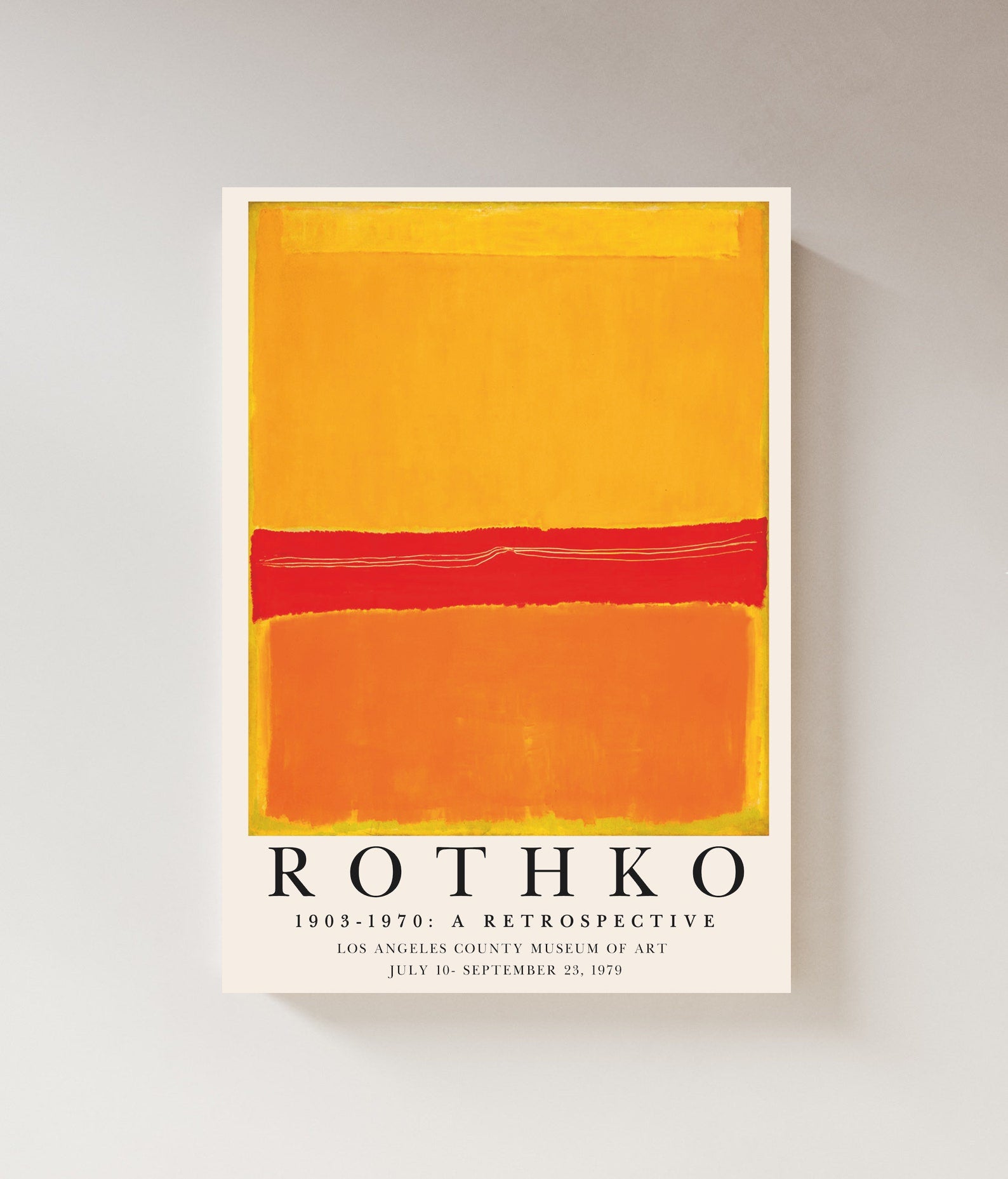 A Retrospective: 1903 - 1970 LACMA | Mark Rothko – Studio93